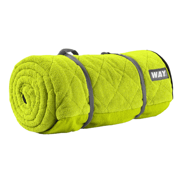 Yoga Towel Mat Combo - Triple Stitch WAYmat Sunny Lime | Washable ...