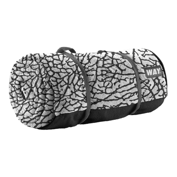 Travel Yoga Mat - Triple Stitch WAYmat Elephant Print | Portable Towel ...