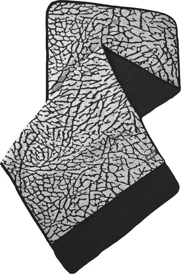 Travel Yoga Mat - Triple Stitch WAYmat Elephant Print | Portable Towel ...